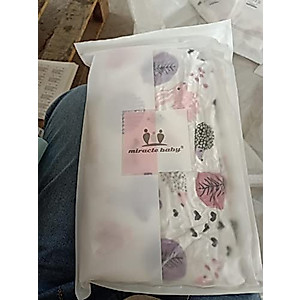 Miracle Baby Muslin Swaddle Blankets Large Cotton Receiving Blanket Nursing Cover 55''x 39''(2 Layers,Rabbit)