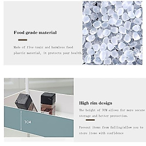 SLDMJFSZ Under Sink Organizer,2 Tier Cabinet Storage Rack with Hooks, Hanging Cups, Multi-Purpose Storage Shelf for Home Kitchen,White