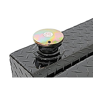 Dee Zee DZ91742XB (92 gallon) Auxiliary Diesel Combo Transfer Tank & Tool Box - Black Aluminum