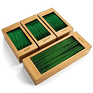 Purawood Ziplock Bag Storage Organizer - Natural Bamboo Organizer to Declutter Your Kitchen – Easy & Efficient Ziplock Bag Organizer - Plastic Bag Holder Compatible with all Brands (4-Pack)