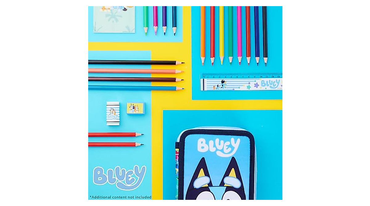 Bluey Filled Pencil Case: Creative School Supplies for Kids