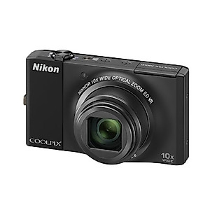 Nikon Coolpix S8000 14.2MP Digital Camera with 10x Optical Vibration Reduction (VR) Zoom and 3.0-Inch LCD (Black)