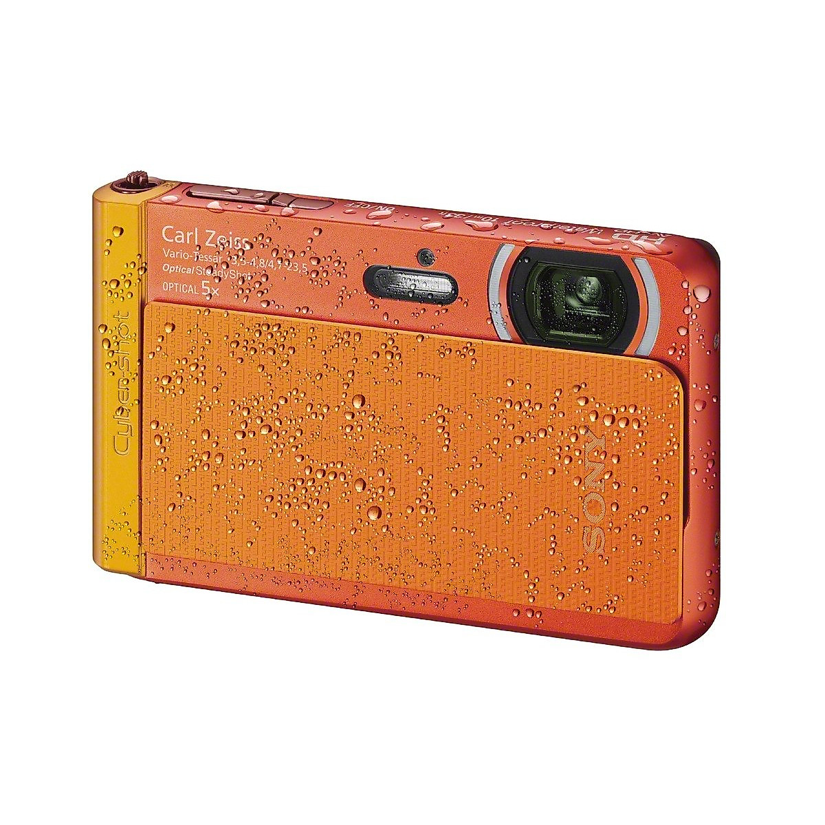 Sony DSC-TX30/D 18 MP Digital Camera with 5x Optical Image Stabilized Zoom and 3.3-Inch OLED (Orange)