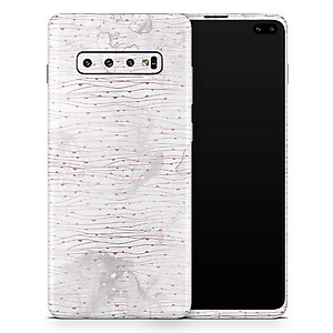 DesignSkinz Karamfila Blotched Marble & Rose Gold v1 Protective Vinyl Decal Wrap Skin Cover Compatible with The Samsung Galaxy S20 (Screen Trim & Back Glass Skin)