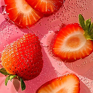 eos 100% Natural & Organic Lip Balm- Strawberry Sorbet, All-Day Moisture, Dermatologist Recommended for Sensitive Skin, Lip Care Products, 0.25 oz