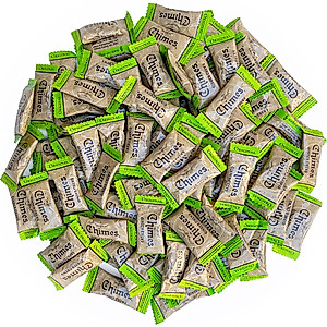 CHIMES ORIGINAL Ginger Chews (1-Pound 1 LB BAG) Premium Natural Chewy Ginger Candy — 16 OZ Individually Wrapped Ginger Chew Candy