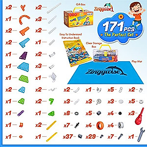 STEM Building Toy for 7-12 Years Old Boys 7-in-1 Models Kids Love to Build and Play 171Pcs Construction Set with Engineering Activity Kit Educational Toys for kids 5-7 Best Birhday Gift Toy for Kid