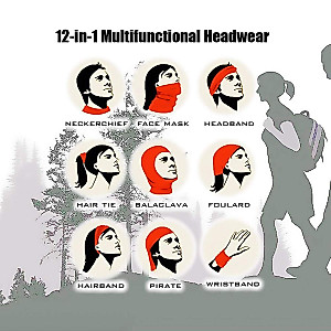 Skull of Native American Face Mask Windproof Tube Mask Headwear for Out Riding Motorcycle Bicycle