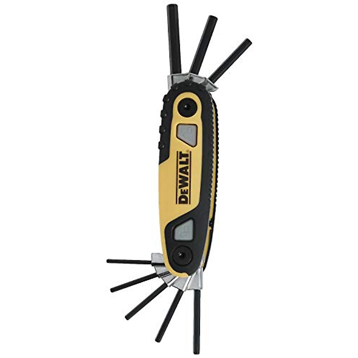 DEWALT Hex Key Set, SAE, Folding/Locking, 8 Keys (DWHT70262M)