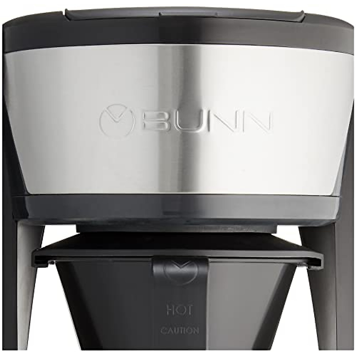 BUNN Heat N Brew Programmable Coffee Maker, 10 cup, Stainless Steel