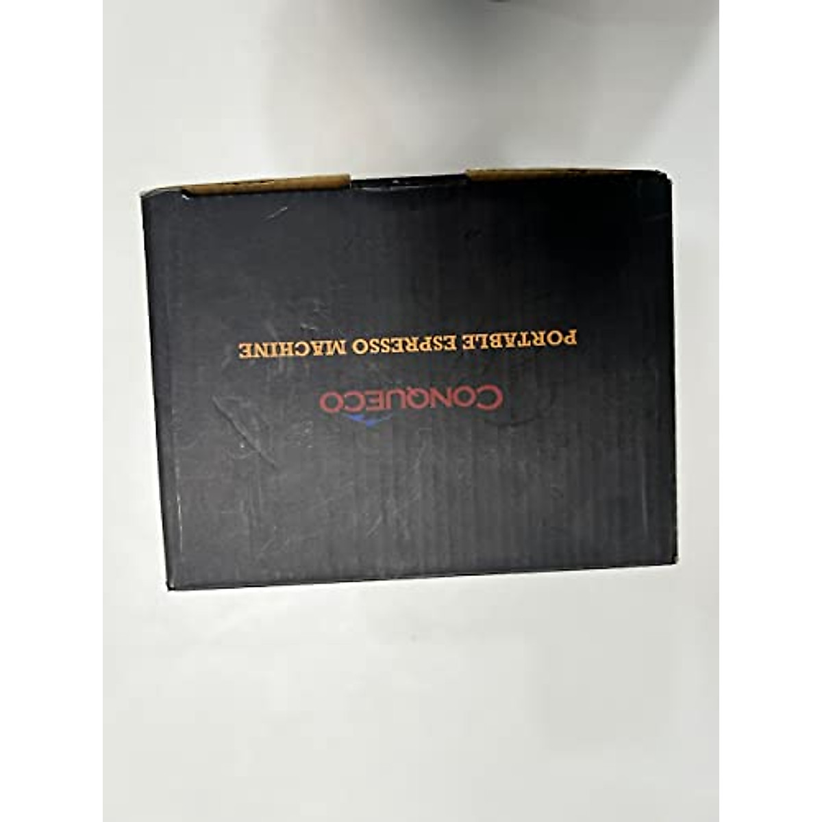 CONQUECO Portable Coffee Maker: 12V Travel Espresso Machine, 15 Bar Pressure Rechargeable Battery Heating Water for Camping, Driving, Home and Office