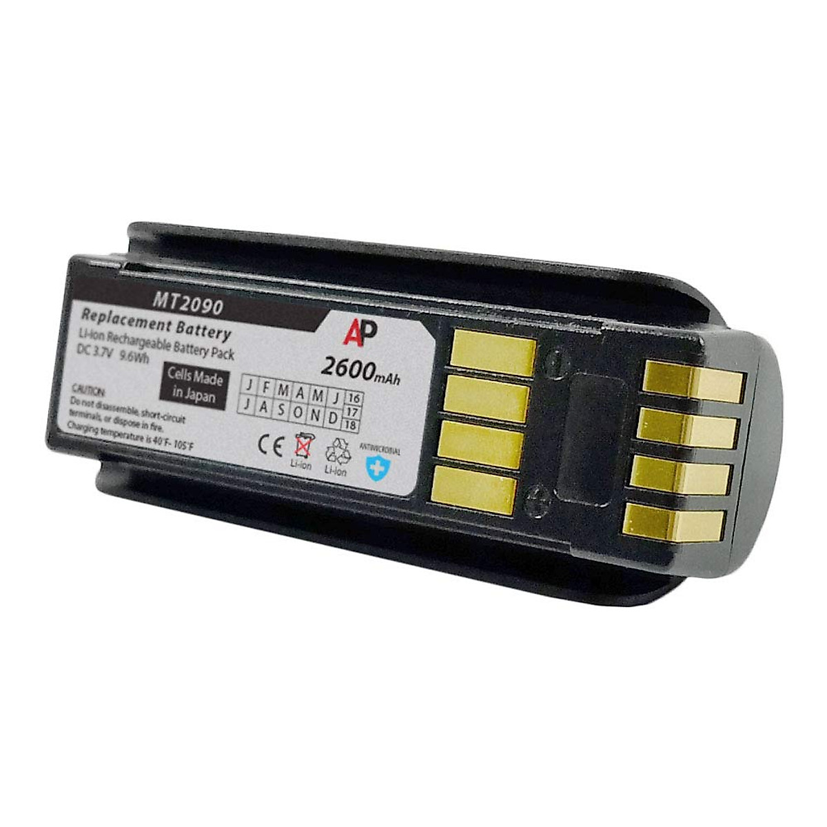 Artisan Power Replacement Battery for Motorola MT2000, MT2070, and MT2090 Scanners | Replaces KT-BTYMT-01R and 82-108066-01 Batteries | Lithium Ion Rechargeable Battery Pack| Extended Capacity