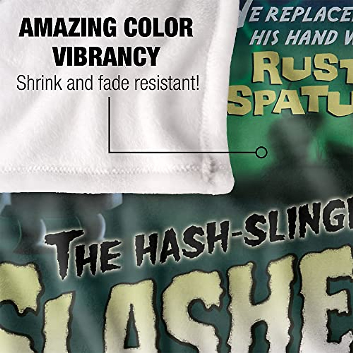 Spongebob Blanket, 36"x58" Hash Slinging Slasher Silky Touch Super Soft Throw Blanket