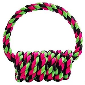 Chewy Champ Circle - Large Dog Rope Toy for Aggressive Chewers - Durable & Fun