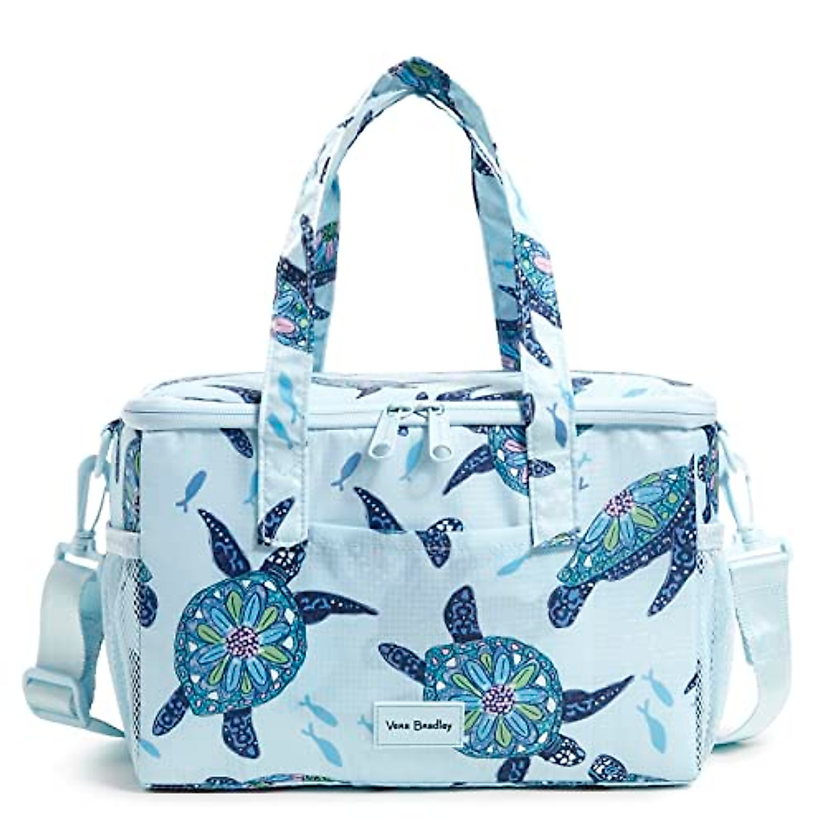 Vera Bradley Women's Recycled Ripstop Cooler, Just Turtles, One Size