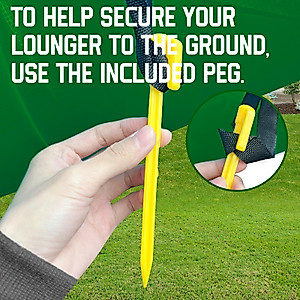 DERJLY Inflatable Lounger Air Sofa: Outdoor Camping Beach Chair - Portable Couch Hammock with Travel Pouch Ground Pegs & 2 Pockets