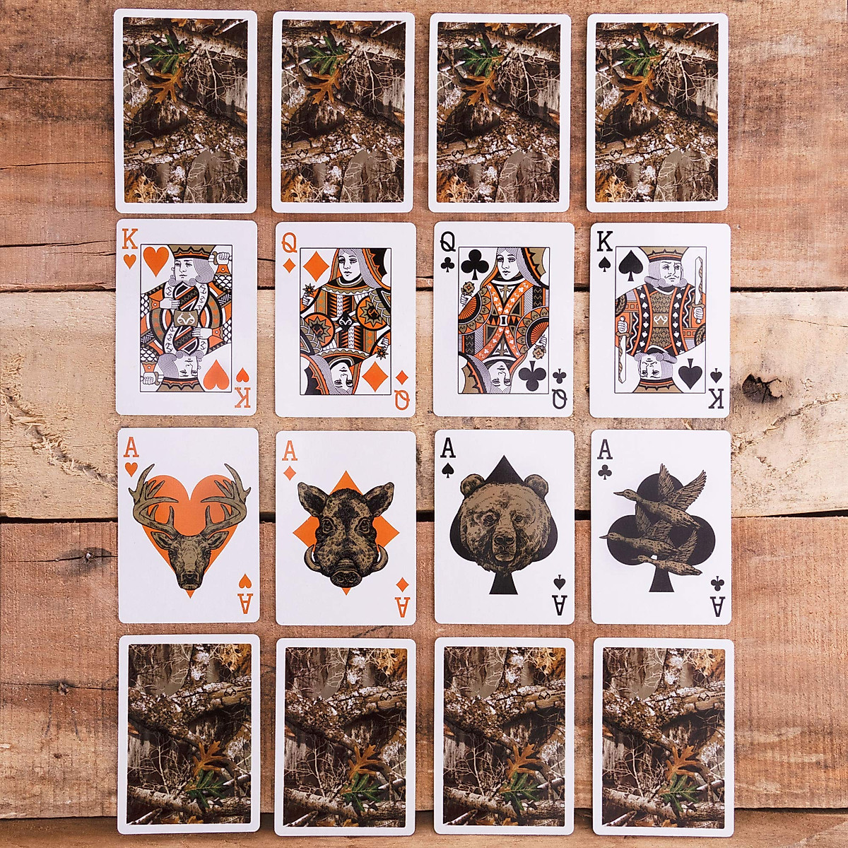 Brybelly Realtree Camouflage Playing Card Deck|Premium Woodland Standard Poker Size Camo Playing Cards|Woodland