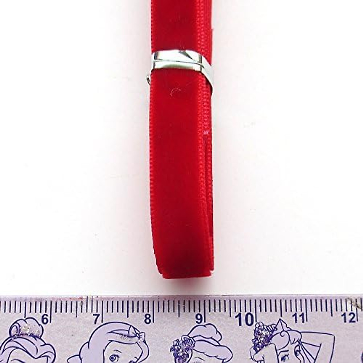 Chenkou Craft 30 Yards 3/8" Velvet Ribbon Total 30 Colors Assorted Lots Bulk (Multicolored, 3/8"(10mm))