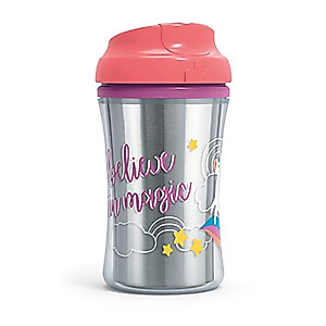 First Essentials by NUK Seal Zone Insulated Cup-Like Rim Sippy Cup, 9 oz, 2 Count (Pack of 1)