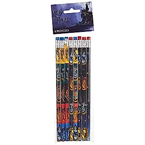 Magical Harry Potter Design Pencils (8 Pieces) - Stunning & Unique, Perfect for School, Parties, and Wizarding Fan Gifts