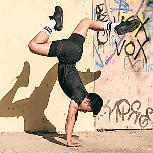 CEP Women's Running Socks - V3, Short Crew, 80'S, White/Black, SM II