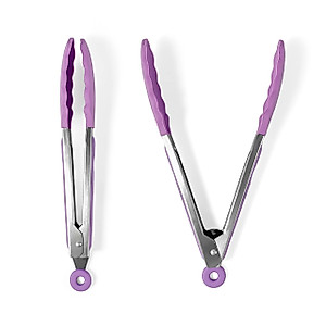 Kitchen Utensils Set - 12 pieces Silicone with wooden handle Non-Stick Kitchen Gadgets BPA-free, non-toxic and odorless