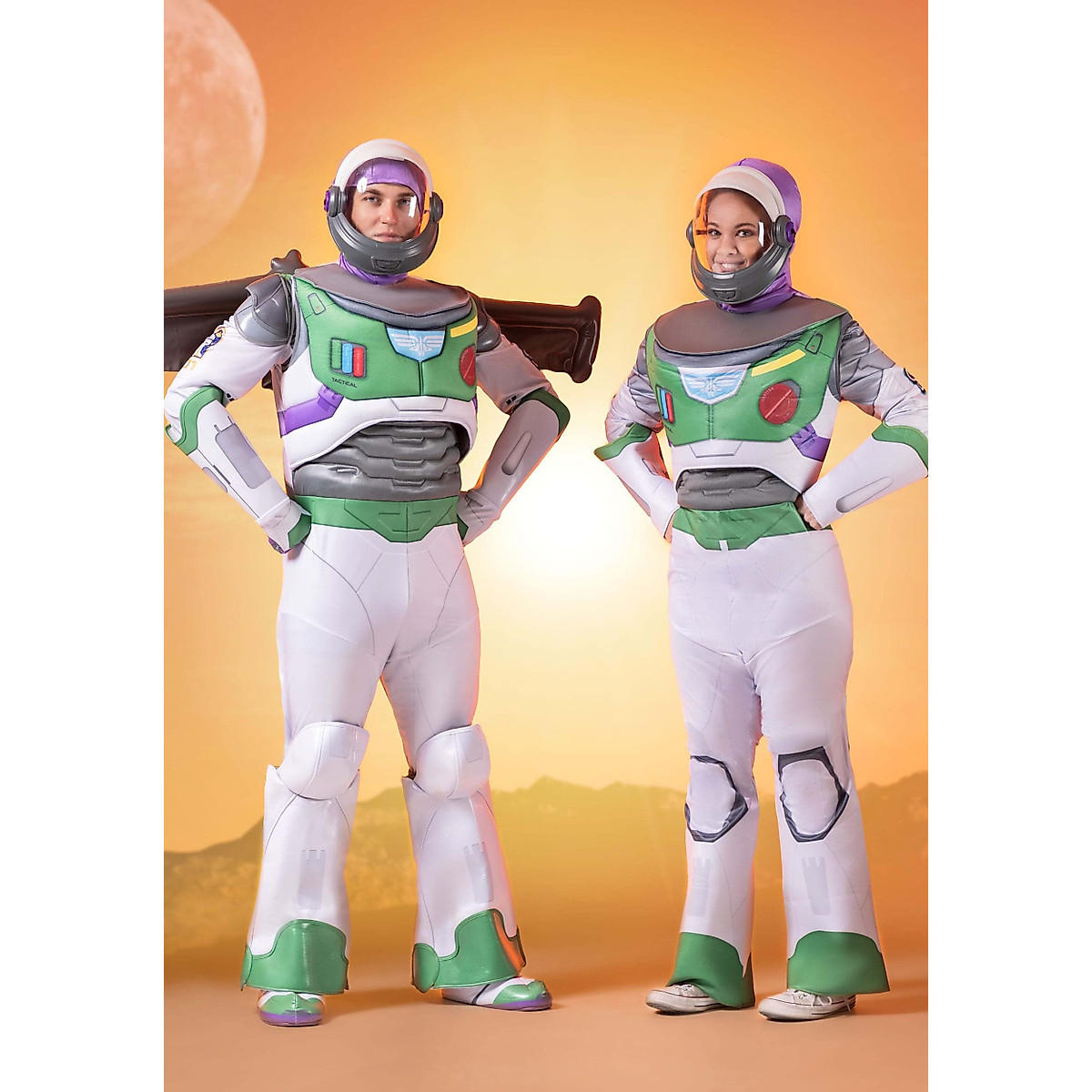 Disguise mens Disney Pixar Lightyear Buzz Space Ranger Costume, Official Disney Lightyear Outfit Adult Sized Costumes, As Shown, Men s Size Large 42-46 US