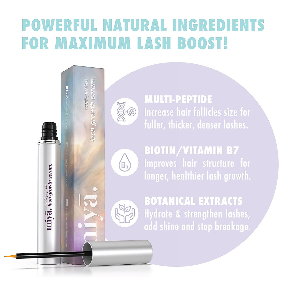 MIYA LASH Lash Lift & Brow Lamination Kit + Eyelash Growth Serum | Deluxe Lash & Brow Care