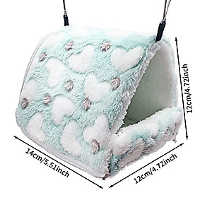 Hamster Hammock Bed, Soft Detachable Guinea Pig Nest, Hammock Tent Mini Cage