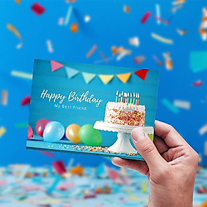 160 Birthday Cards Bulk with Short Generic Message Inside, Birthday Cards with Envelopes 4 x 6 inches, 20 Unique Designs, for Family, Group,Office, Business, Cards in Box