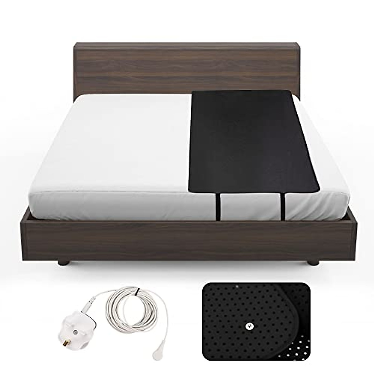 Grounding Mat, Grounding Sleep Mat for Bed, Earthing Mat Mattress Cover for Grounding While Sleeping, Grounding Sleep Pad for Earth Relieve Pain (27"x71"Half Size)