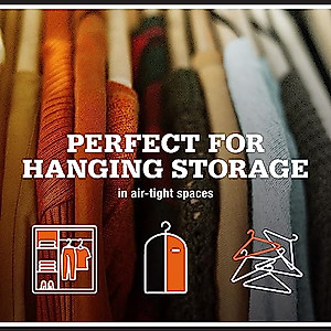 Reefer-Galler NO Moth Closet Hanger, Kills Clothes Moths, Carpet Beetles, Eggs & Larvae, Pack of 6