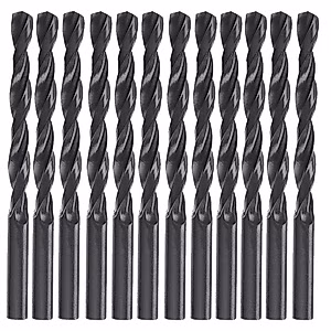 12PCS,5/64",Black Oxide, Twist Drill Bits
