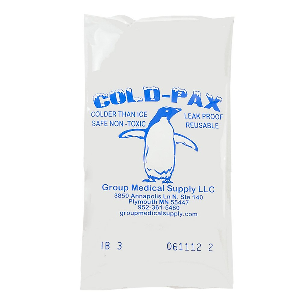 GMS Cold Pax Ice Pack Reusable 4 Pack - Extra Cold Ice Pack Replacements - 3 oz Multipurpose Gel Packs for Aches, Pains, Bruises, Sores, Coolers, Lunch Boxes, and Medical Purposes