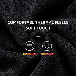 ROCKBROS Ski Mask Balaclava for Men and Women Wind-Resistant Winter Fleece Warm Hood Face Cover Hat Cap Scarf Black Green