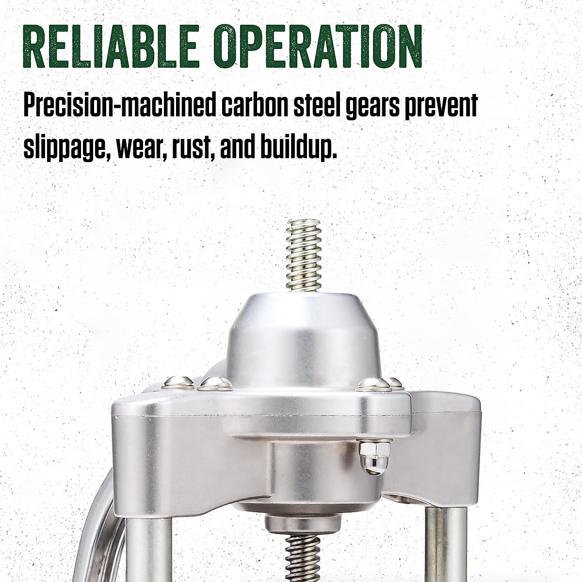 LEM Products Mighty Bite Vertical Stainless Steel 5 Pound Capacity Sausage Stuffer with Plastic Stuffing Tubes,Silver