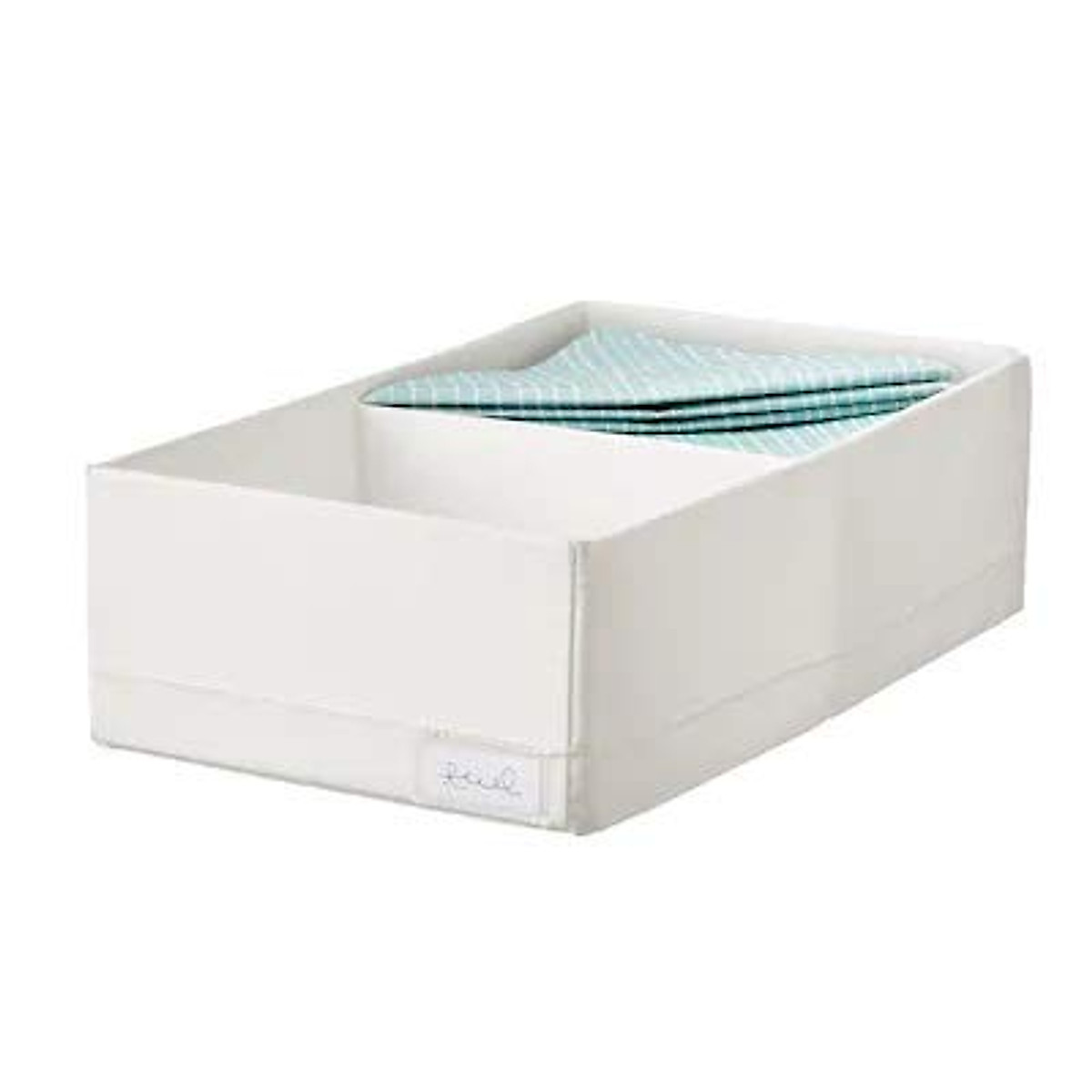 Ikea TSSP Box with compartments, White 20x34x10 cm (7 ¾x13 ½x4)