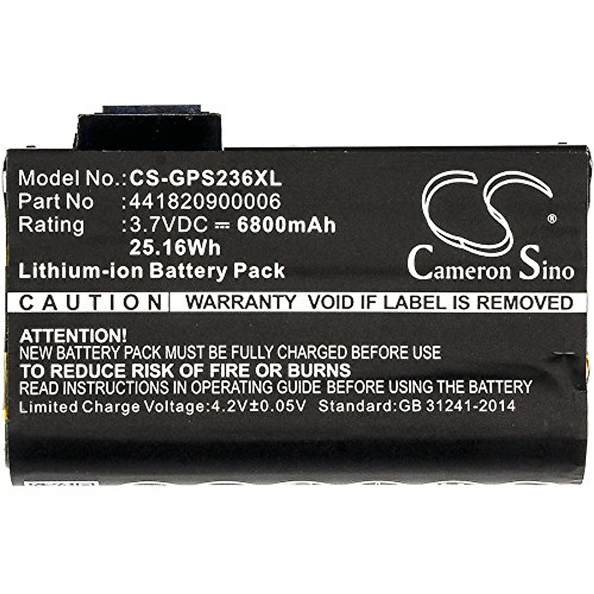 XYCJBATTERY Battery for Part NO. 441820900006, Getac PS236, PS336