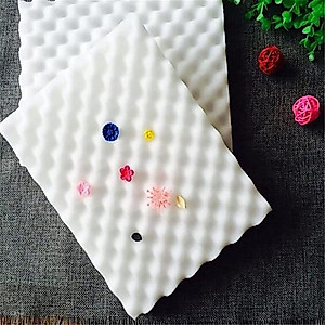 ZHENYANG CAREG 6Pcs Fondant Shaping Sponge Pad Sugar Flower Paste Modeling Foam Tray Wave Sponge Mat Cake Decorating Tools (Color : Yellow)