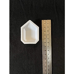 Pour Boats, W-P43-WH-50, 43mm, Small, White, Pack of 50