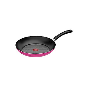 T-fal C72905 Excite Nonstick Thermo-Spot Dishwasher Safe Oven Safe PFOA Free Cookware, 10.25-Inch, Pink