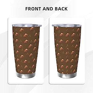 WXZYFP Car cup (single silver rim), can use a straw or drink directly, easy to use.Chocolate Squares Cake