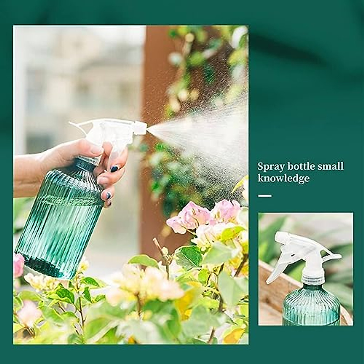 Plant Mister Vintage Plastic Watering Can Flower Pouring Sprayer Bottle Kettle Watering Can Gray