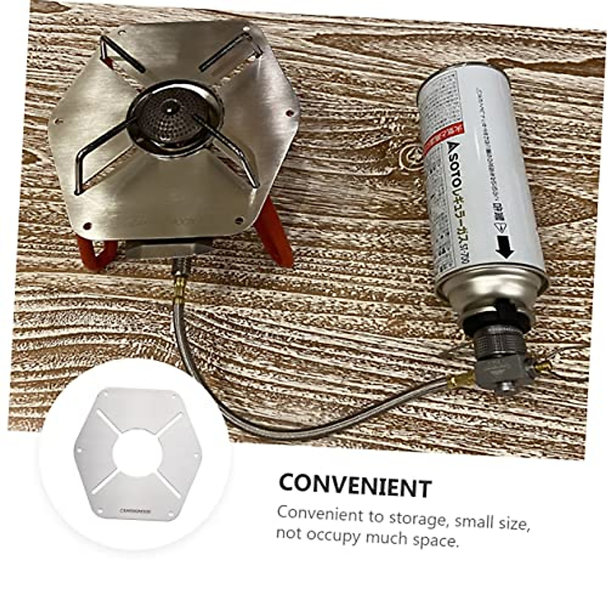 Sosoport Camping Accessories 1pc Stove Heat Shield Barbecue Burner Heat Shield Cooktop Burner Backpacking Stove Cooking Set Stainless Steel Electric Stove Burners Insulation Plate