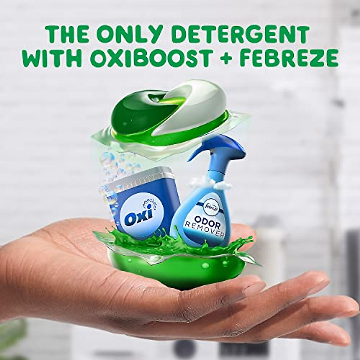 Gain flings Laundry Detergent Soap Pacs HE Compatible Long Lasting Scent, Original Scent, 76 Count