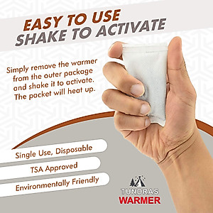 Hot Hand Warmers Heat Pack - 80 Count - 11 Hours Long Lasting Natural Safe and Odorless Single Use Air Activated Heat Packs for Hands, Toes and Body - TSA Approved