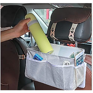 Moon & Star Home, dormitory bed hanging storage bag/storage bag, Dark gray, Length 31 cm, width 11 cm, height 16 cm