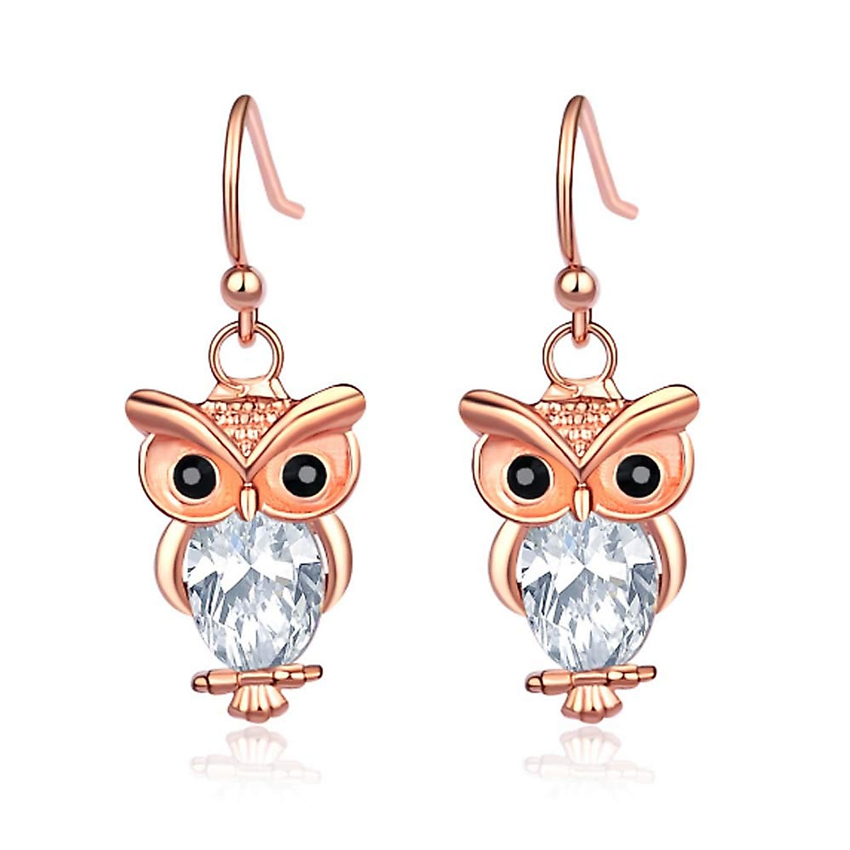 Owl Bird For Womens Stud Dangle Animal Cute Pretty Jewelry Earrings 4 Pairs Set Pack Deal