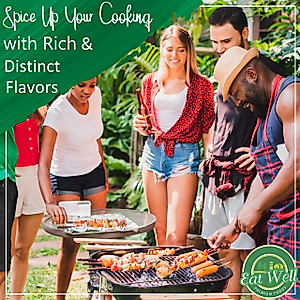 Eat Well Sumac Spice Powder 4 oz Shaker Bottle, Ground Sumac Berries, 100% Natural Traditional Middle Eastern Spices, Sumac Seasoning with Pure Gourmet Ingredients for Cooking, Tangy and Citrusy