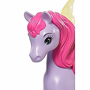 Barbie Dreamtopia Princess Doll, 11.5-in Blonde, with Fantasy Horse and Chariot